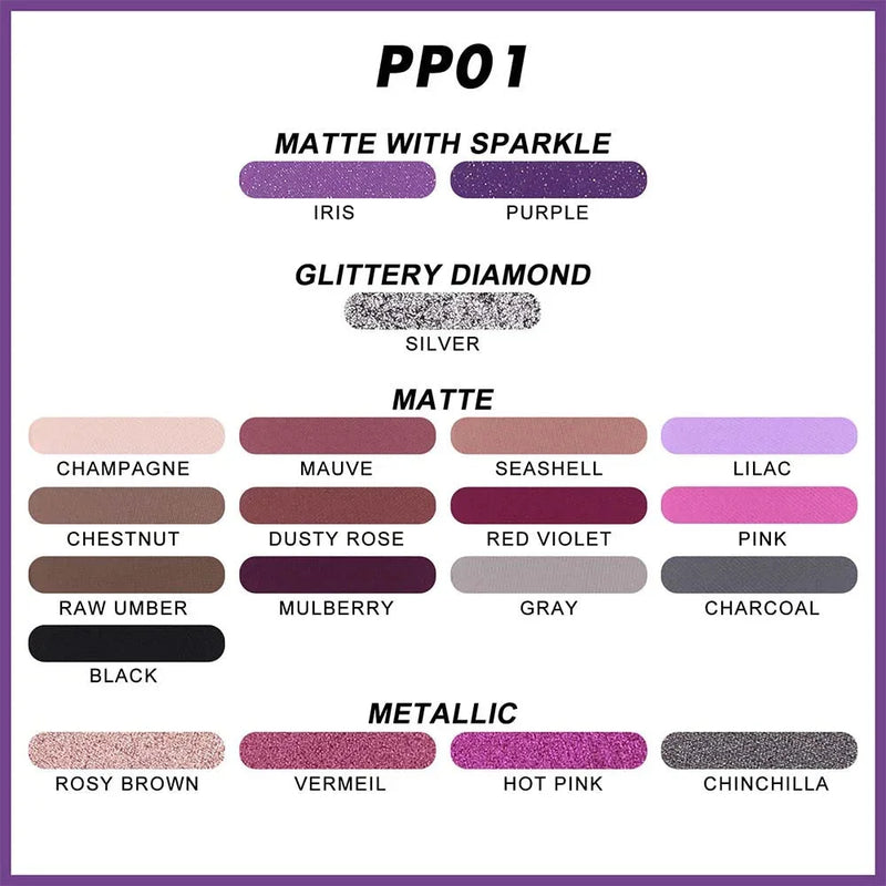 Blooming Flowers Series Palette #PP01 Violet Evergarden